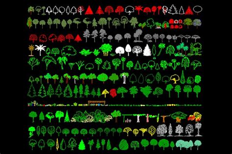 Plant And Trees CAD Blocks