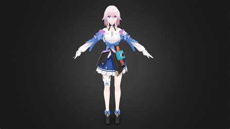 March 7th 3d Model By Chin Eeyang Chinyang1607 812401c Sketchfab