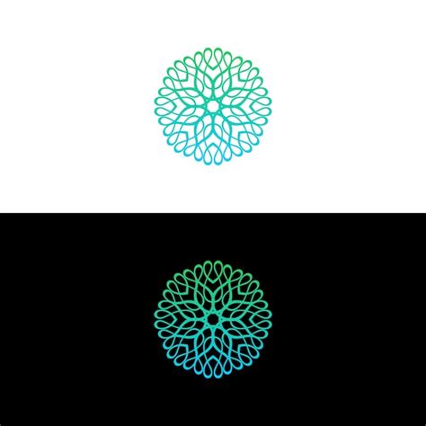 Premium Vector Circle Reef Logo Design