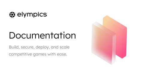 What Is Elympics Elympics Documentation