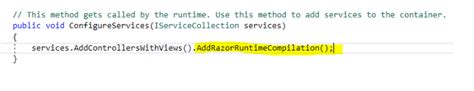 C ASP NET Core MVC Cshtml Razor File Changes Not Reflected Stack Overflow