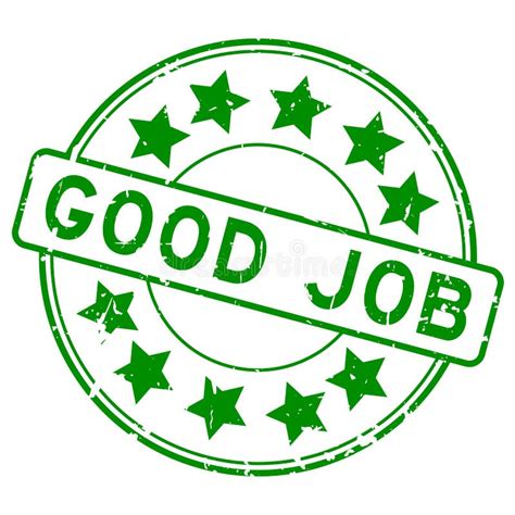 Good Job Icon Stock Vector Illustration Of Sticker 118579485