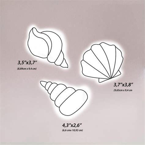 Set Of 3 Seashell Stained Glass Patterns Unique Designs Digital