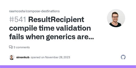 Resultrecipient Compile Time Validation Fails When Generics Are