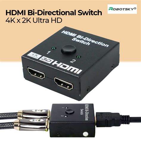 Jual HDMI SWITCH 2 PORT KOTAK Shopee Indonesia