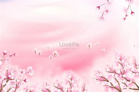 Pink Sakura Background Download Free Banner Background Image On