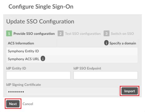 Enable Single Sign On SSO Symphony Help Center