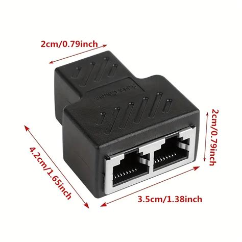 Ethernet Splitter Split Internet Connection 1 2 Coupler Temu