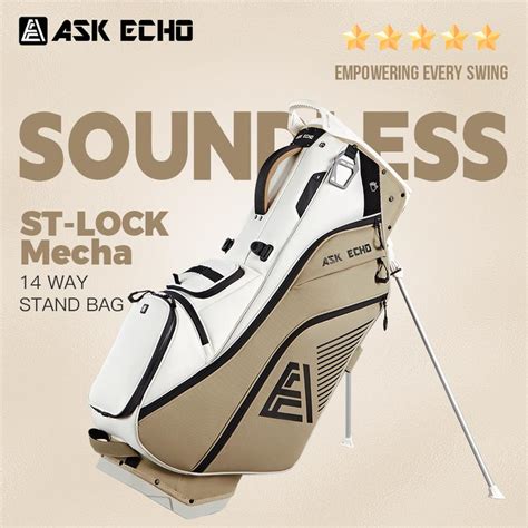 ask echo 2025 st lock mecha 14 way dividers soundless stand bag tiktok shop