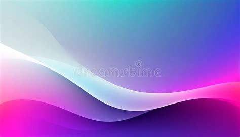 Colorful Abstract Waves Create A Soothing Visual Experience Stock Illustration Illustration Of