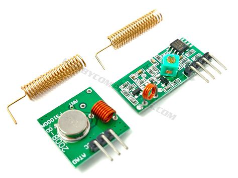 433mhz Transmitter And Receiver Modules With Antenna Hcmodu0151