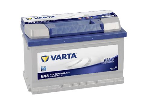 Купить Аккумулятор 72 Ач Varta Blue Dynamic E43, обратная полярность ...