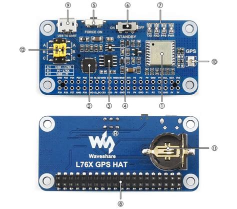 Buy Waveshare L X Multi GNSS HAT Online In INDIA Robu In