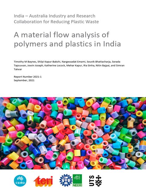 a material flow analysis of polymers and plastics in india final nov