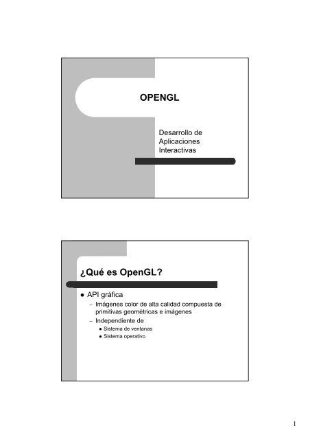 Opengl ¿qué Es Opengl