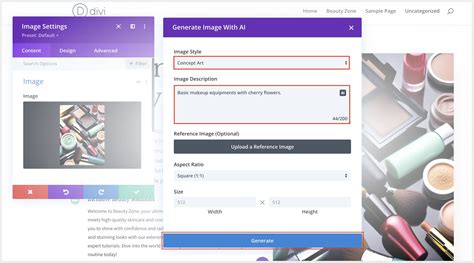 how to generate page layouts with divi ai divi extended