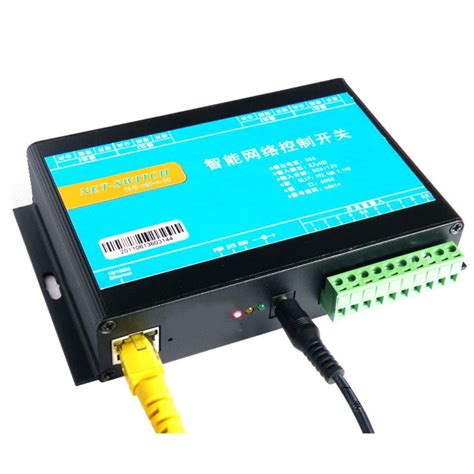 8 In 4 Out 30a Network Relay Smart Home Controller Tcp Udp Ethernet