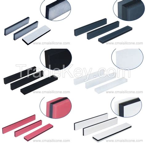 Oem Custom New Design Conductive Elastomeric Connectors Silicone Rubber Zebra Strip For Lcd