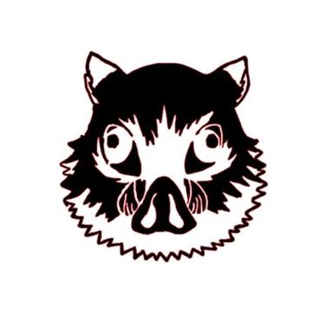 Demon Slayer Inosuke Hashibira Decal Etsy