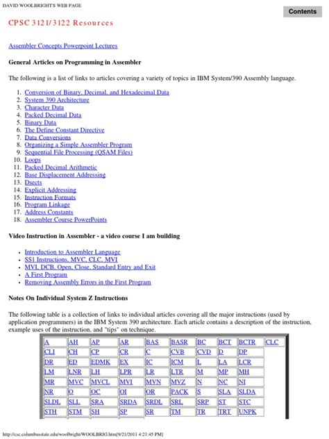 David Woolbright S Assembly Tutorial Pdf