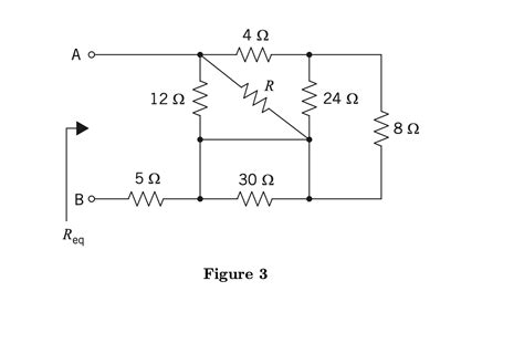 Solved Determine The Value Of R For The Circuit Shown In Chegg Com