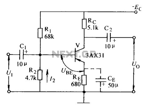 Current Negative Feedback Voltage Divider Biasing Circuit Diagram Next Electronics