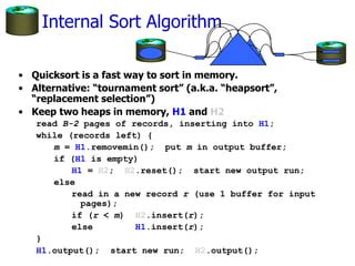 Query Processing Sorting PPT