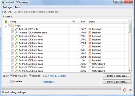 Android Target Framework Only Shows Up To Api 23 Stack Overflow