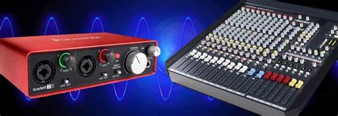 Difference Between A Mixer And Audio Interface And Which To Choose
