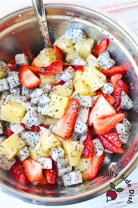 Dragon Fruit Salad Easy Summer Fruit Salad