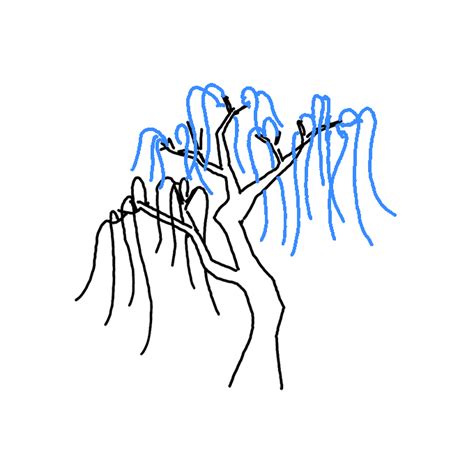 How To Draw A Willow Tree Step By Step Easy Drawing Guides Drawing Howtos