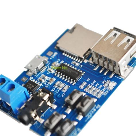 1pcs Tf Card U Disk Mp3 Format Decoder Board Module Amplifier Decoding Audio Player 