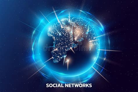 World Globe Technology 3d Digital Earth Map Connect With Space Global Tech Network