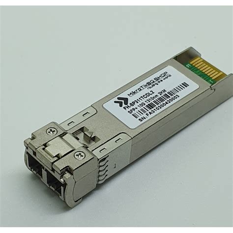 SFP 10G SingleMode Dual Fiber 1310nm LC DDM 2km
