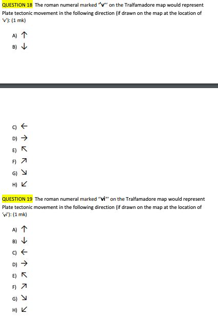 Solved QUESTION 14 The roman numeral marked "i" on the | Chegg.com