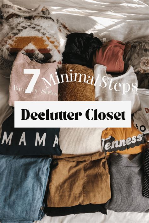 7 closet decluttering tips for minimal decision free closet girl teach me