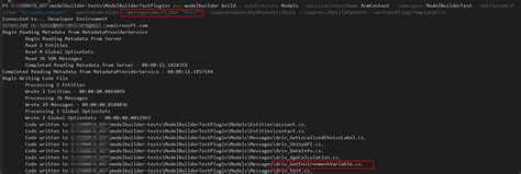 Pac Modelbuilder GenerateActions And Messagenamesfilter Inconsistencies Issue