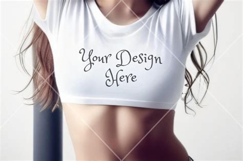 Crop Top Mockup Graphic By Ynovaart · Creative Fabrica