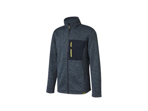 Men S Knit Fleece Jacket LIDL