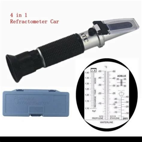 Jual Refractometer Meter Test Aki Cairan Mobil Glycol Urea 4in1