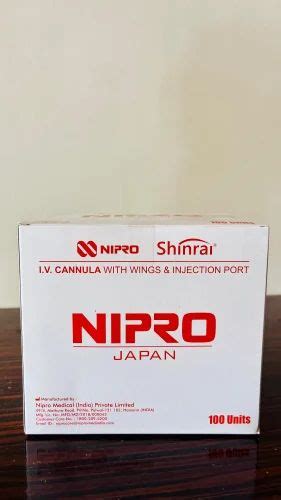 Polypropylene PP G Nipro Shinrai IV Cannula For Hospital G At Rs Piece In Shirwal