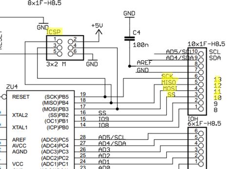 Spi Interface On Arduino Uno And Arduino Sensor Shield