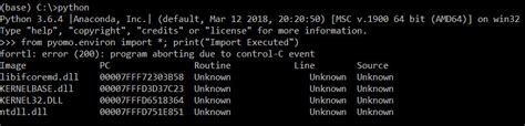 Python Hangs Up Cannot Stop Running When Execute From Pyomo Environ Import Issue