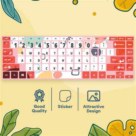 Jual HARGA SPESIAL Ghif Stiker Sticker English Keyboard Full Premium Vinyl PC Komputer Laptop