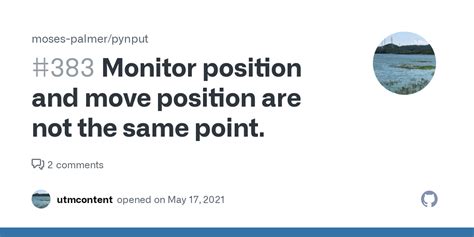 Monitor Position And Move Position Are Not The Same Point · Issue 383