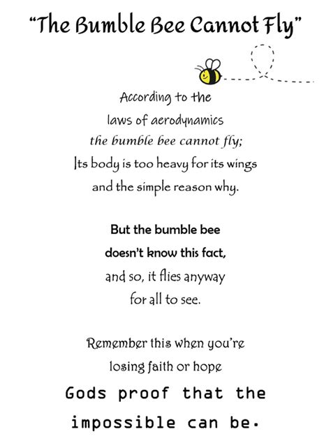 The Bumble Bee Cannot Fly Pdf