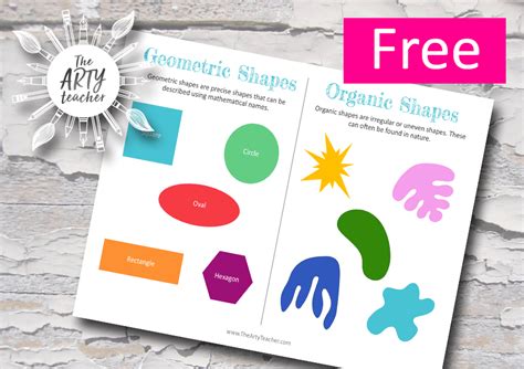 Geometric And Organic Shapes The Arty Teacher