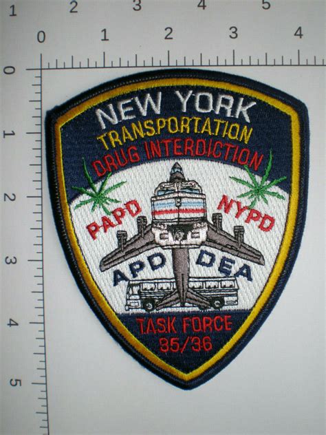 Ny New York Airport Railroad Drugs Narcotics Task Force Nypd Dea Police