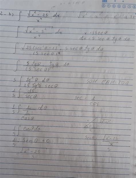Solving Integral Through Trigonometric Substitution R Calculus