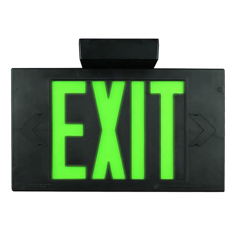 LimeLite Green Electroluminescent Exit Light At Lowes Com